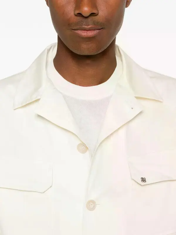 Tagliatore Button-up Pocket-detail Overshirt