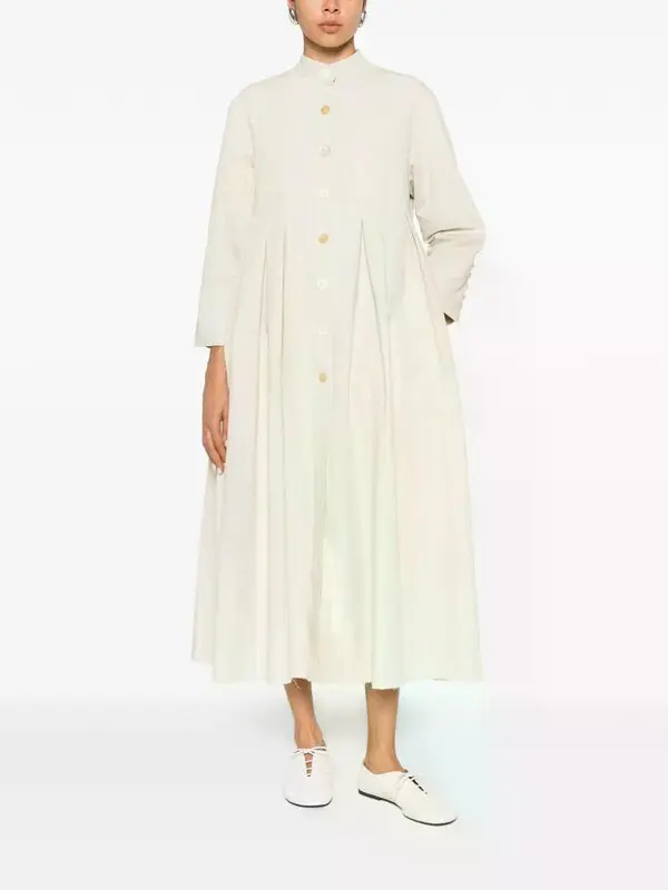 A TENTATIVE ATELIER Marga Pleated Coat