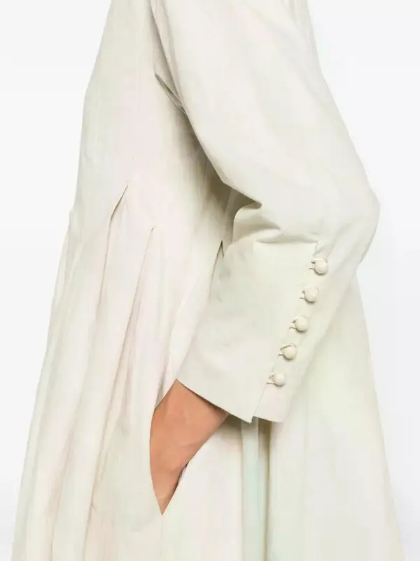 A TENTATIVE ATELIER Marga Pleated Coat
