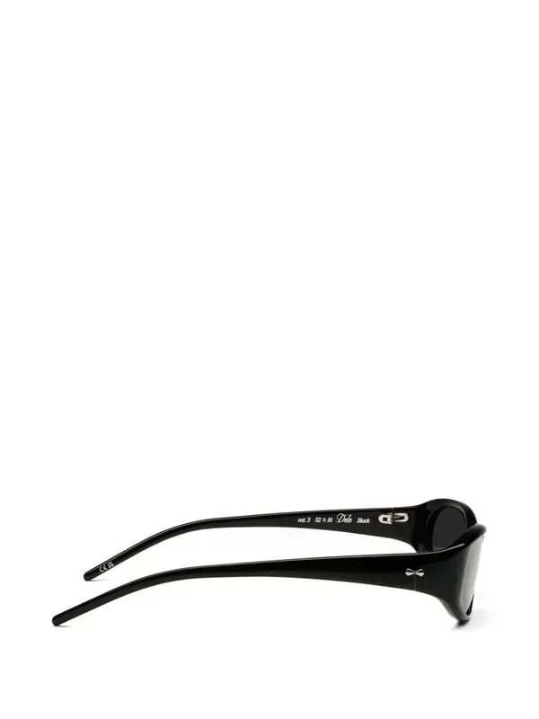 Chimi Oval-frame Sunglasses - Black