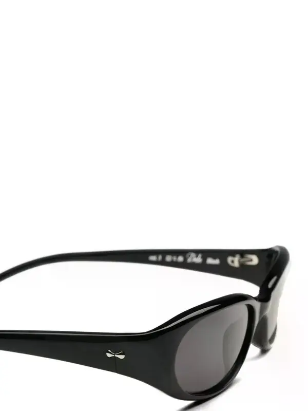 Chimi Oval-frame Sunglasses - Black