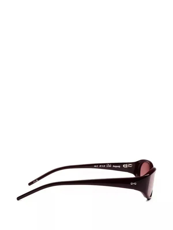 Chimi Oval-frame Sunglasses - Brown