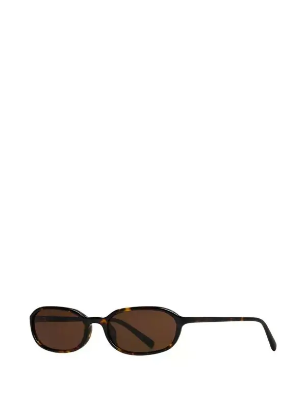 Chimi Edith Tortoiseshell-effect Oval-frame Sunglasses