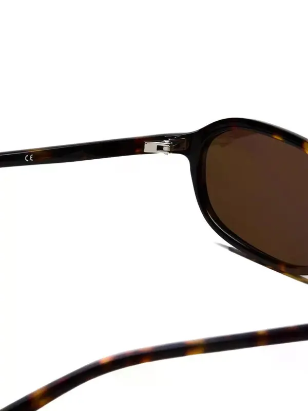 Chimi Edith Tortoiseshell-effect Oval-frame Sunglasses