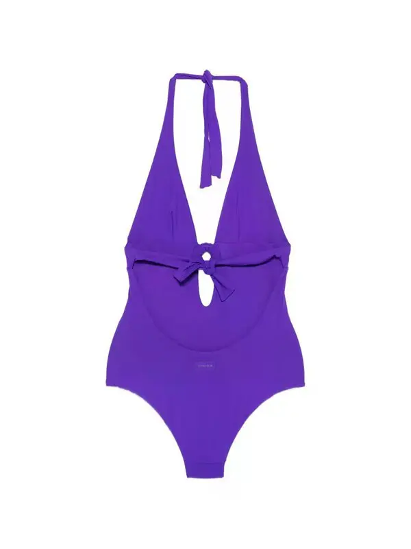 FISICO Ring-detail Halterneck Swimsuit