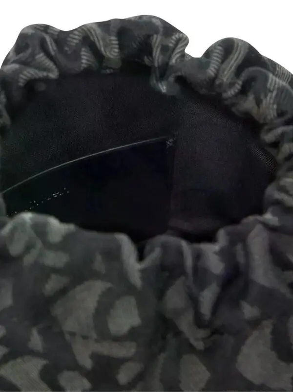 Calvin Klein Monogram Drawstring Bucket Bag