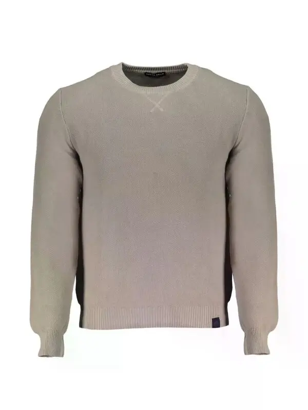 NORTH SAILS Textured-knit Cotton Sweater - Grey