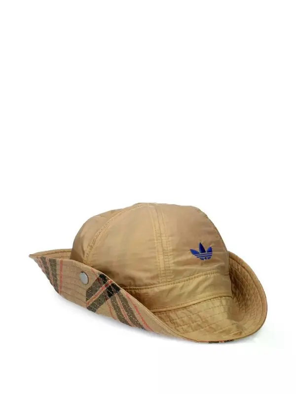Adidas X Wales Bonner Check-pattern Bucket Hat