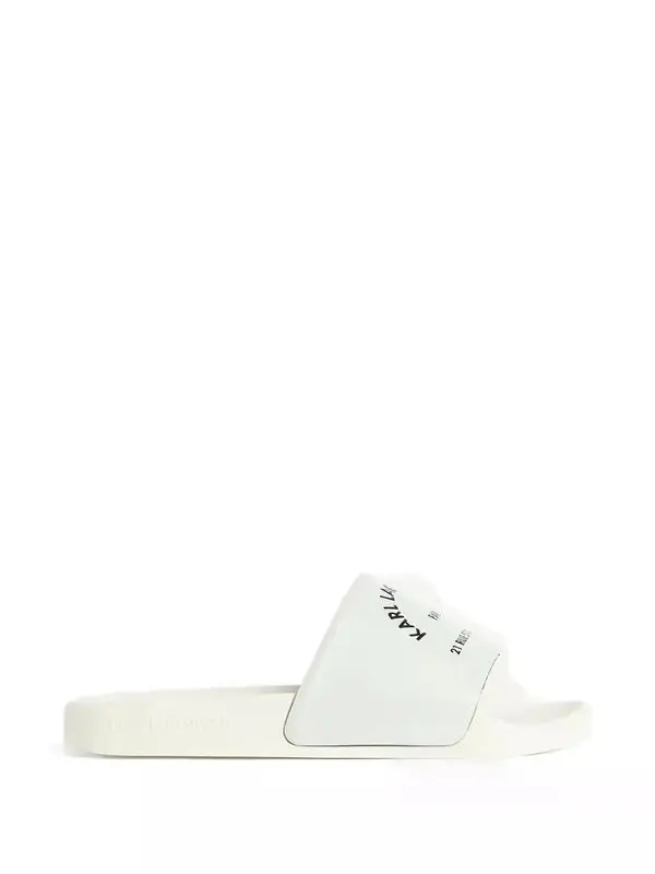 Karl Lagerfeld Kondo 2.0 Logo-print Slides - Grey