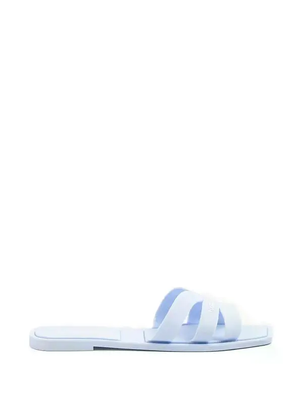 Karl Lagerfeld Jelly Iv Logo-detail Slides - Blue