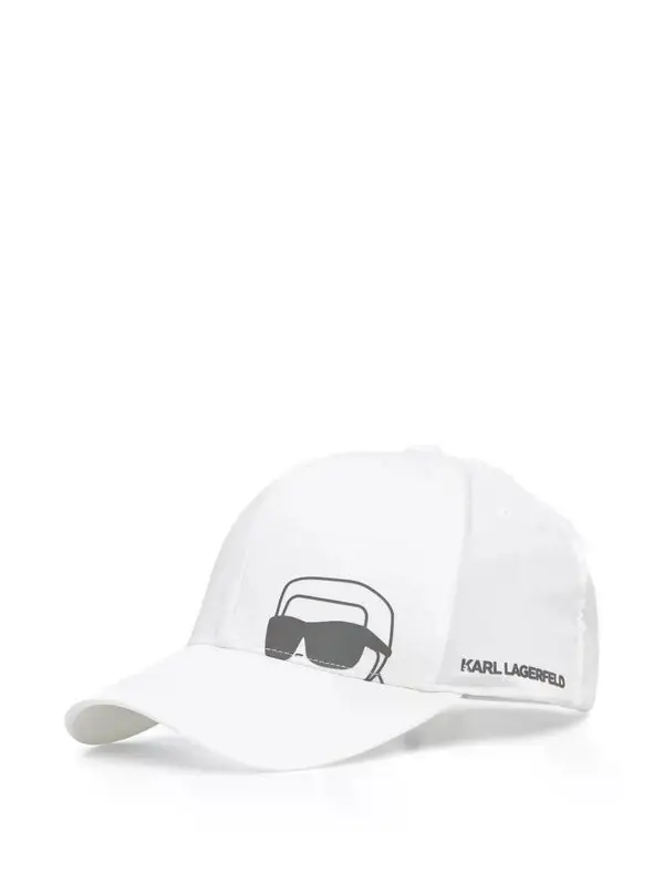 Karl Lagerfeld K/ikonik Baseball Cap - White