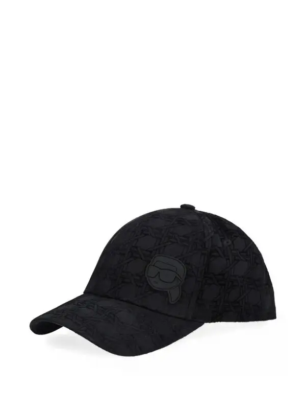 Karl Lagerfeld Monogram Cap - Black