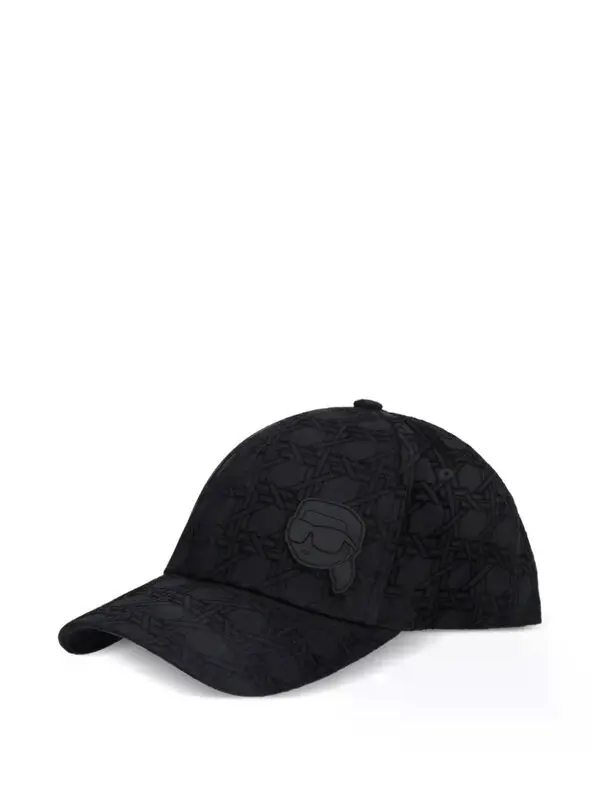Karl Lagerfeld Monogram Cap - Black