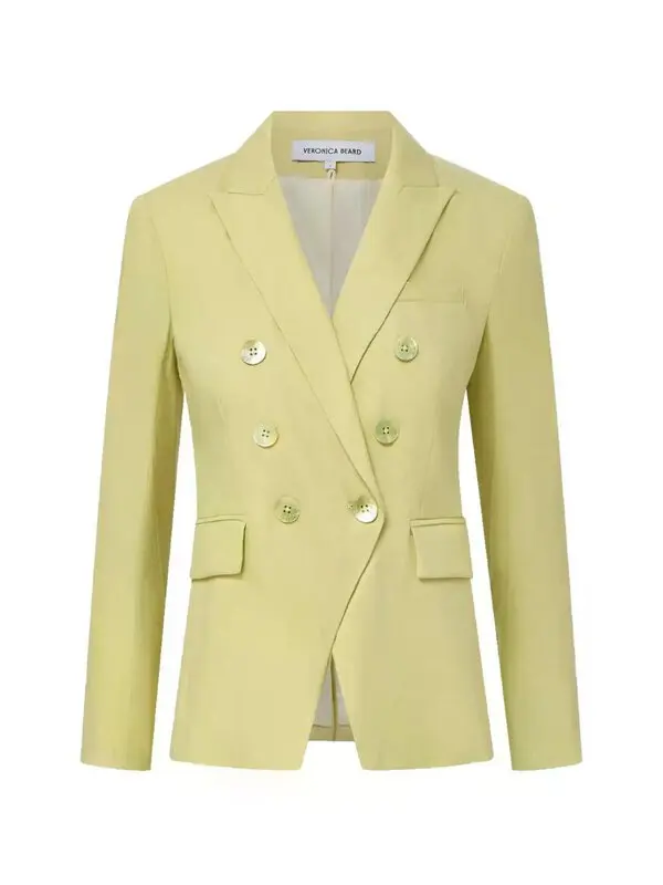 Veronica Beard Miller Double-breasted Blazer - Green