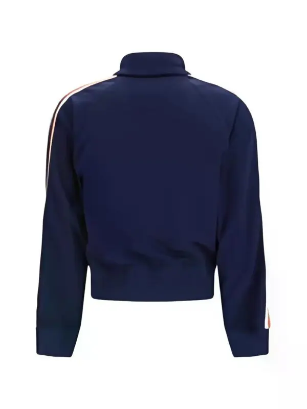 Fiorucci Angels-patch Zip-up Sweatshirt - Blue