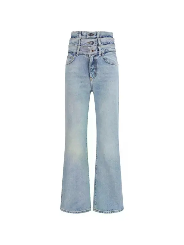 Fiorucci Triple-waistband Flared Jeans - Blue