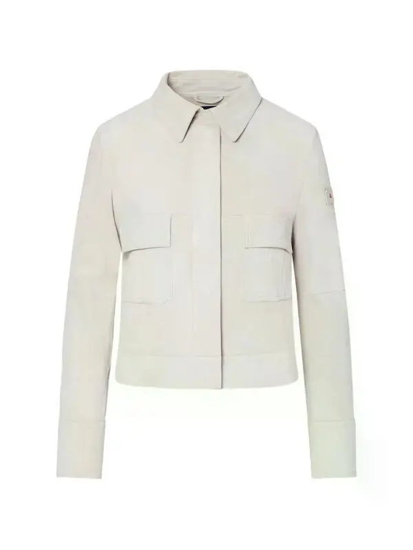 Peuterey Suede Chest-pocket Jacket - Neutrals