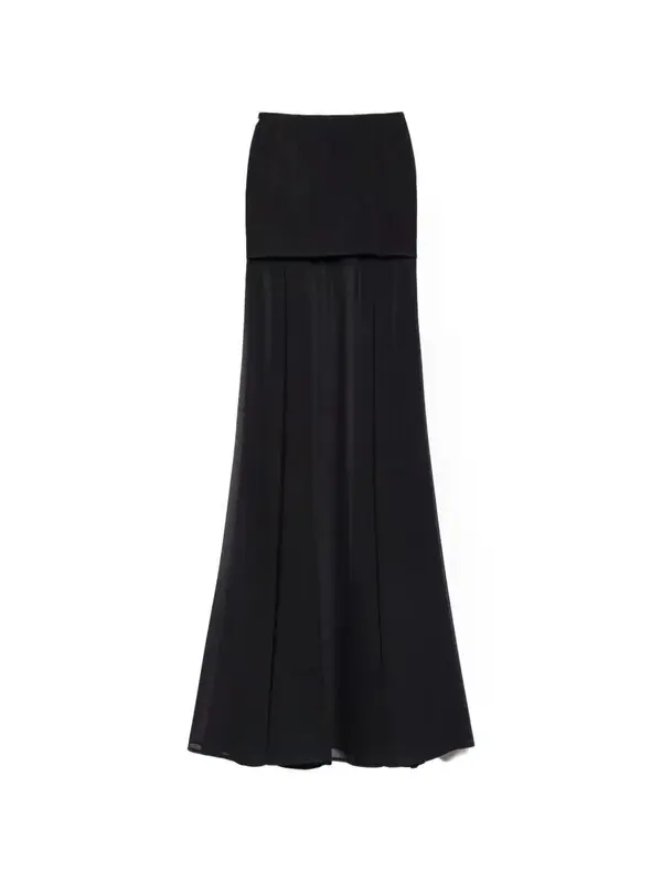 ANIYE BY Lavinia Layered Maxi Skirt - Black