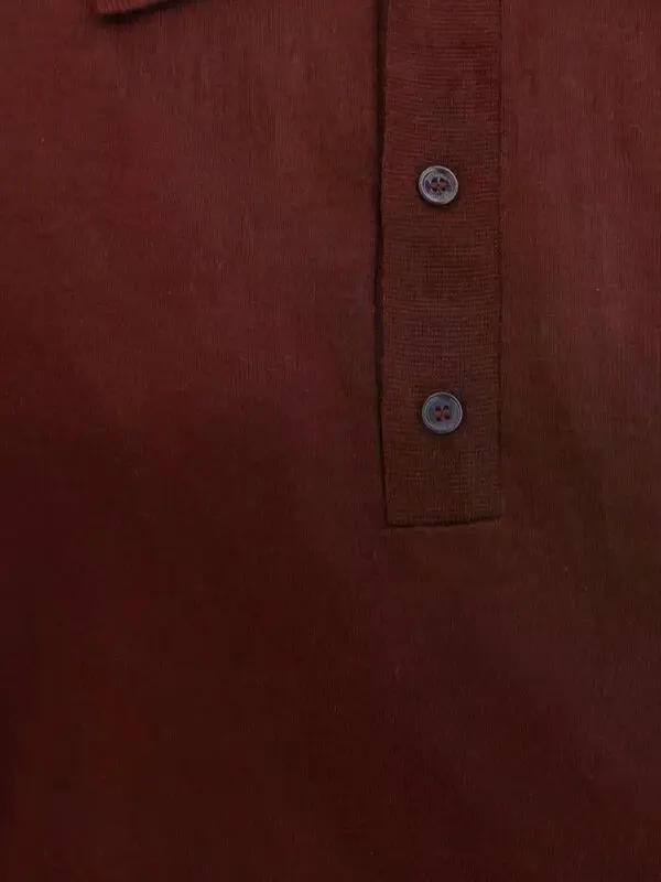 Valentino Garavani Wool Polo With Vlogo Embroidery - Red
