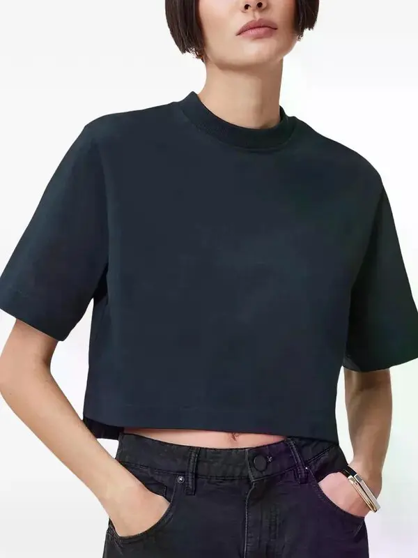 ALLSAINTS Lottie Cropped T-shirt - Blue