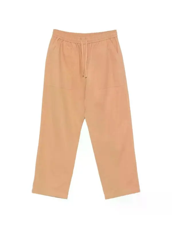 Maison Kitsuné Drawstring Patch-pocket Trousers - Neutrals