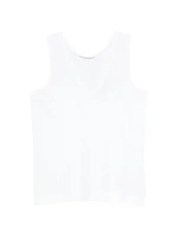 ZANONE V-neck Sleeveless Top - White