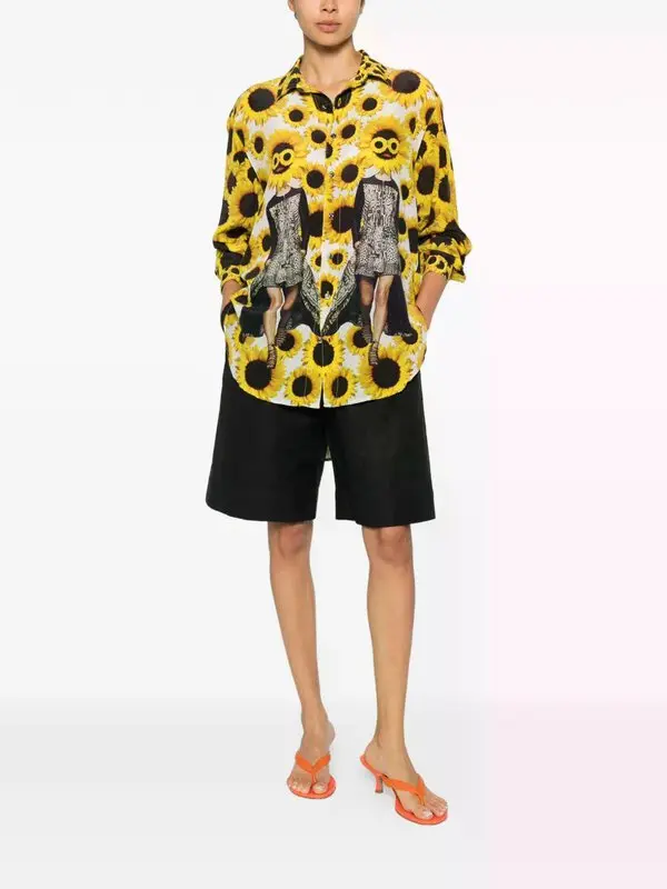 The Artistylist Sunflower Print Shirt