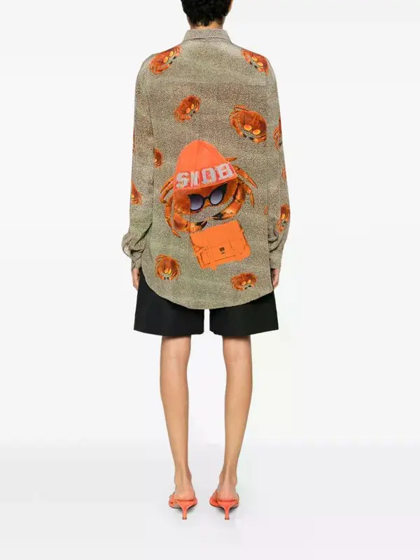The Artistylist Crab-print Shirt