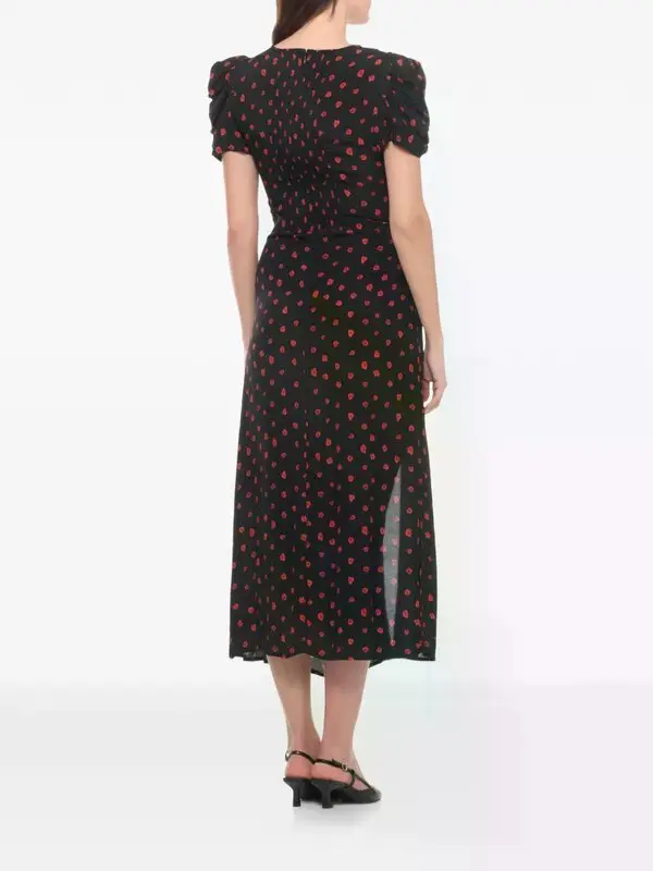 MAR DE MARGARITAS Kristel Midi Dress - Black
