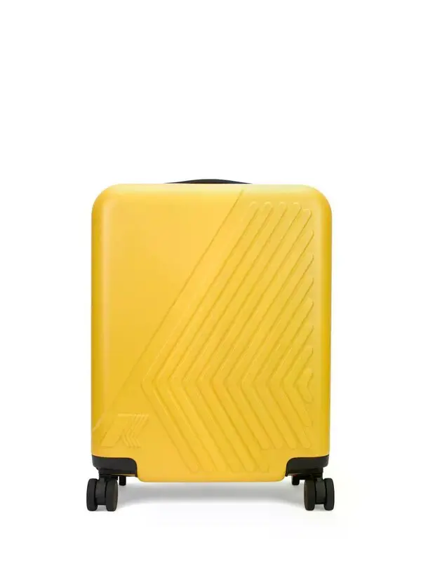 K-WAY Embossed Logo Suitcase - Yellow