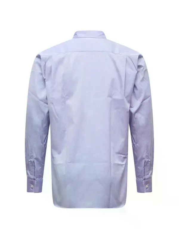 Comme Des Garçons Forever Button-down Cotton Shirt - Blue