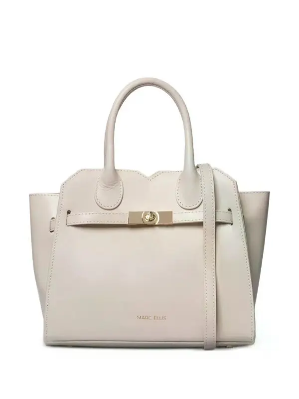 MARC ELLIS Twist-lock Tote Bag - Neutrals