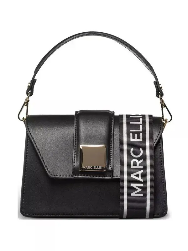 MARC ELLIS Kourtney Logo-strap Tote Bag - Black