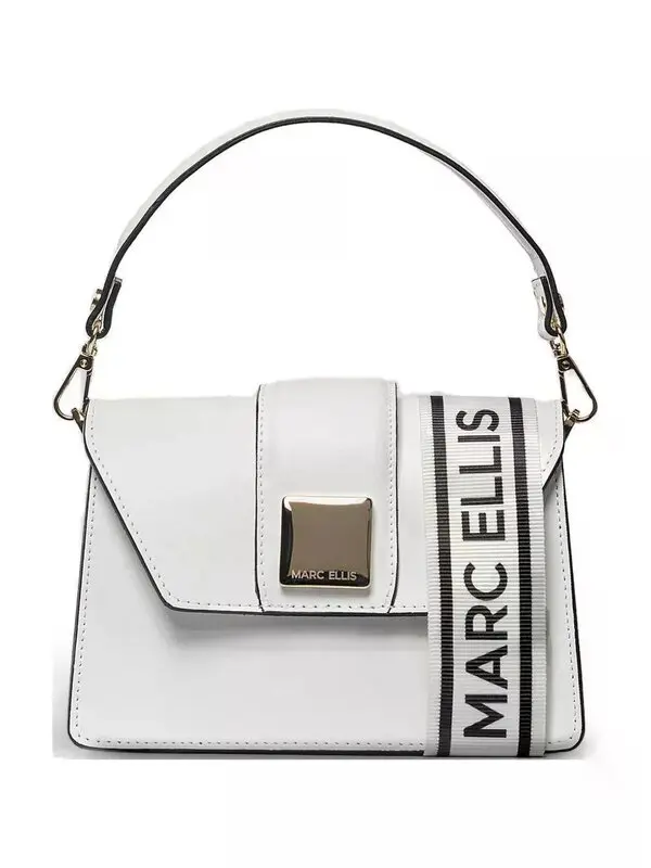 MARC ELLIS Kourtney Logo-plaque Tote Bag - White