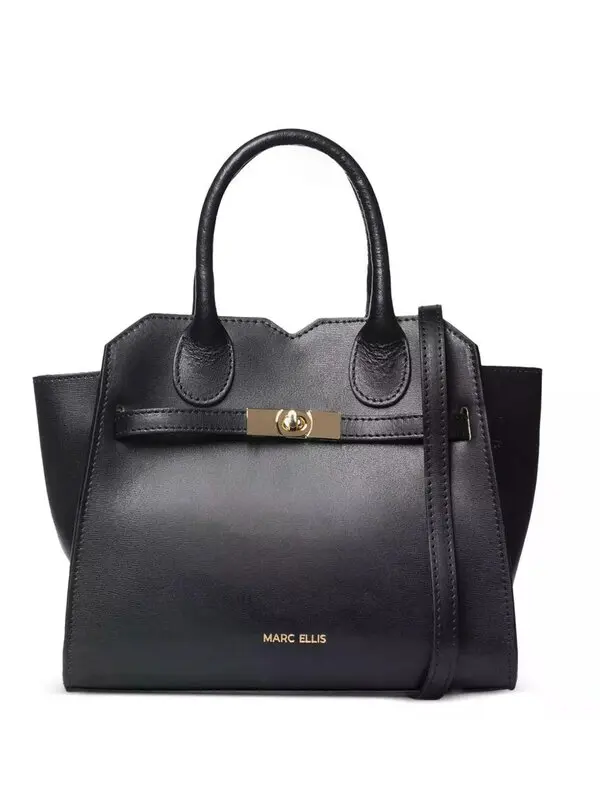 MARC ELLIS Tote Bag With Logo Detail - Black