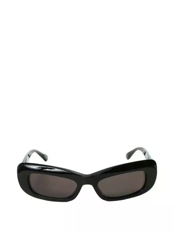 Balenciaga Diva Rectangle-frame Sunglasses - Black