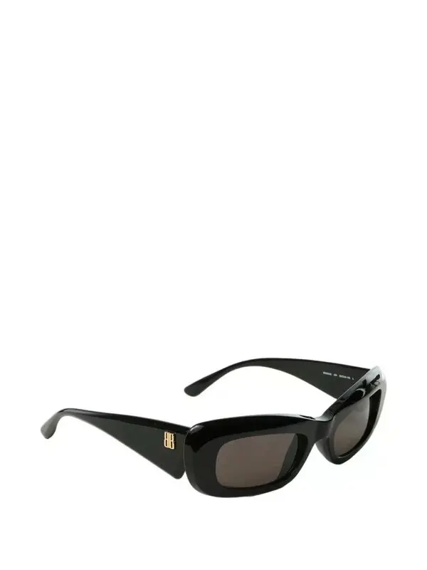 Balenciaga Diva Rectangle-frame Sunglasses - Black