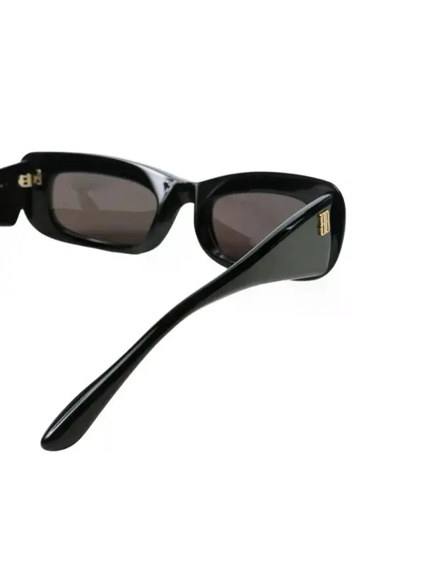 Balenciaga Diva Rectangle-frame Sunglasses - Black