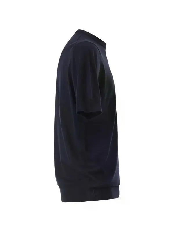 PT TORINO Ribbed-trim T-shirt - Blue