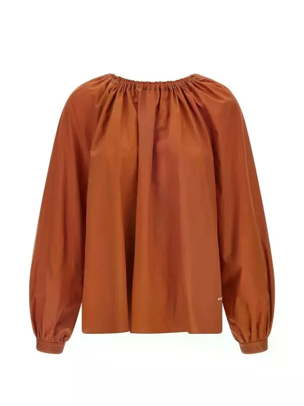 Marni Poplin Blouse - Orange