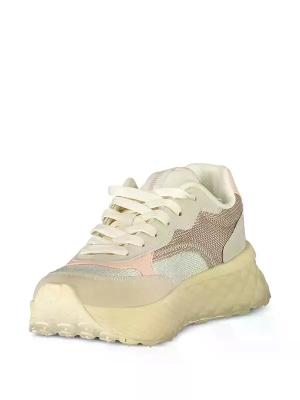 BLAUER. Mesh-panelled Sneakers - Neutrals