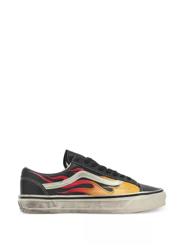 VANS Premium Old Skool 36 Leather Sneakers - Black