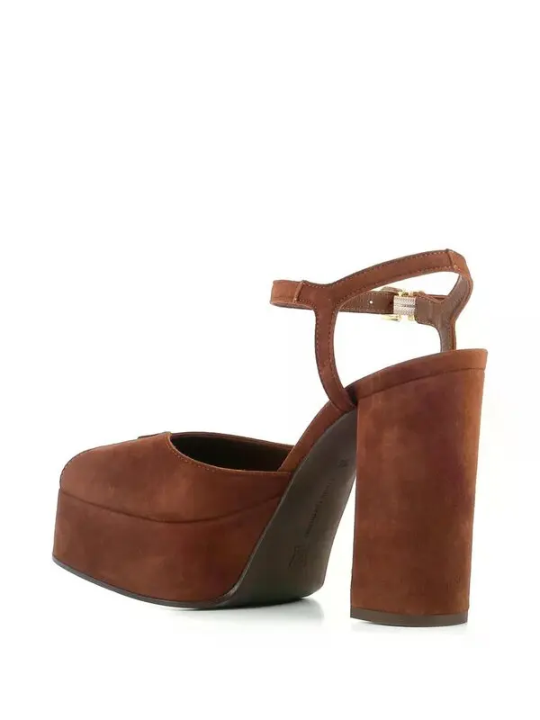 SERGIO LEVANTESI Suede Platform Sandals