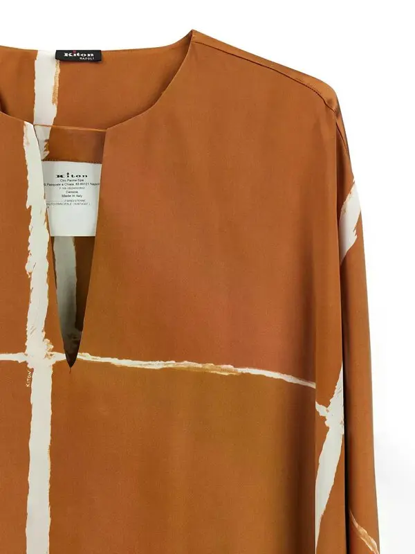 Kiton Silk-satin Blouse