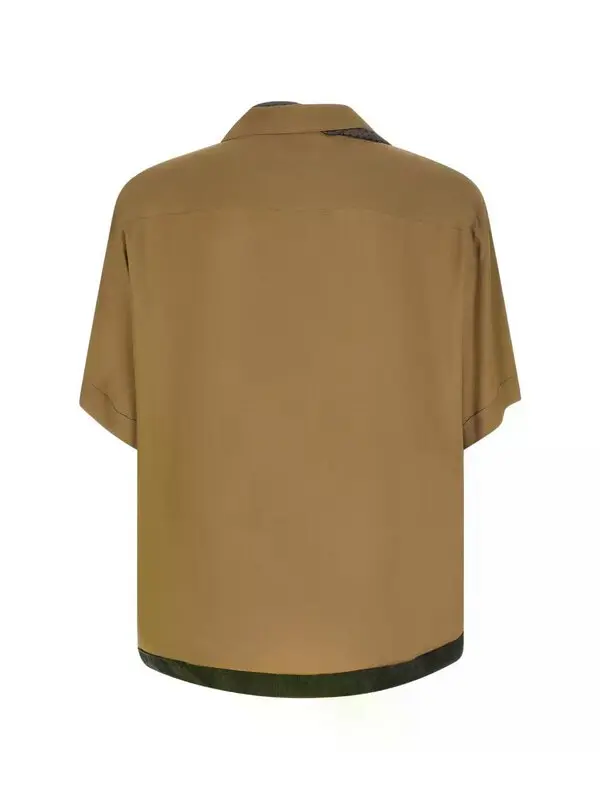 MAGLIANO Pasolini Ascot-collar Bowling Shirt - Neutrals