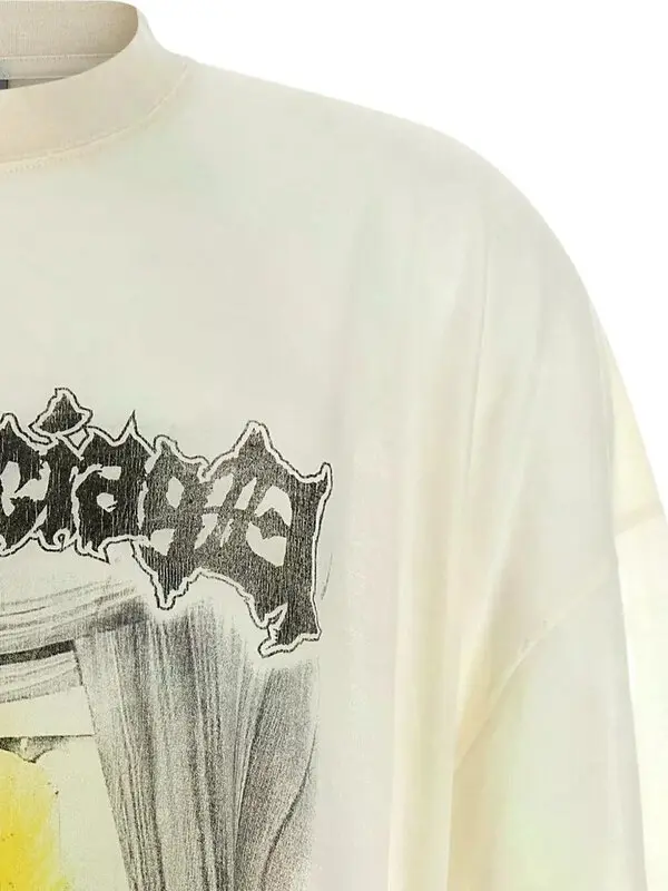 Balenciaga Salon De Couture Jersey T-shirt - Neutrals