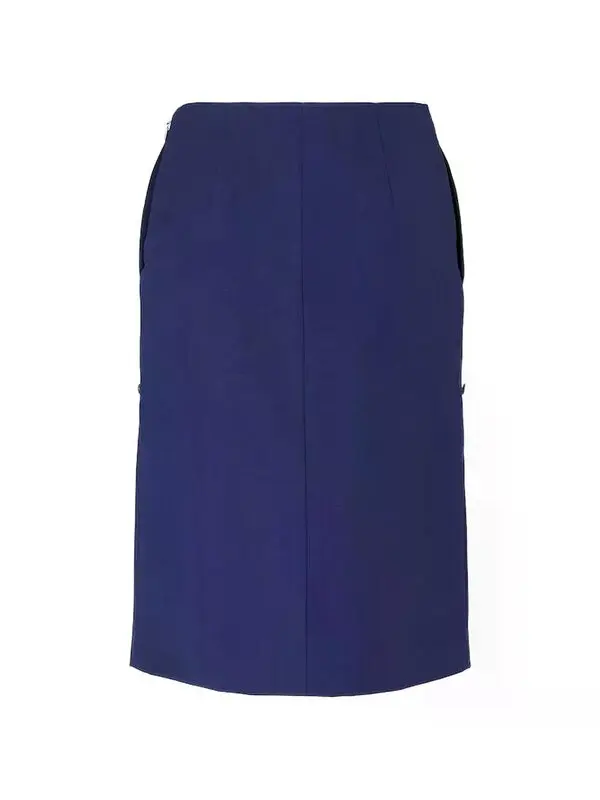 Fendi Panelled Midi Skirt - Blue