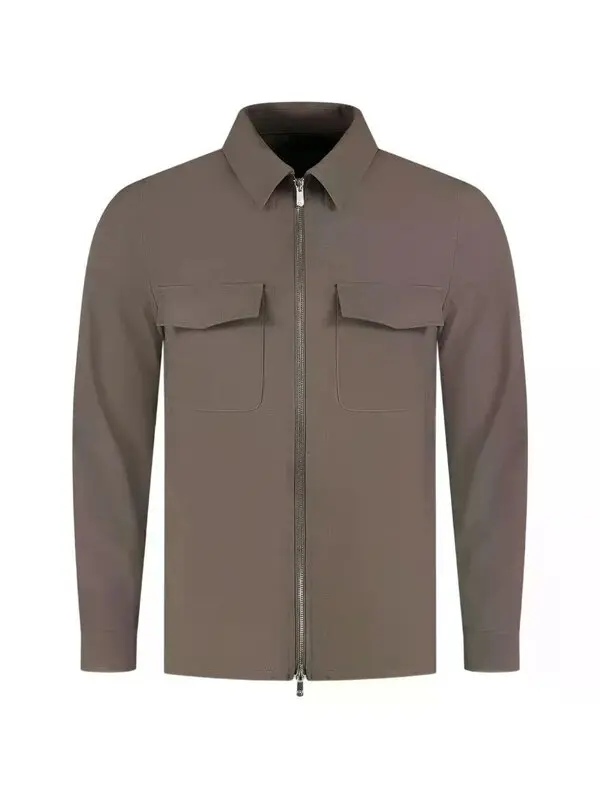 Marco Pescarolo Urus Chest-pockets Zip-up Jacket - Brown