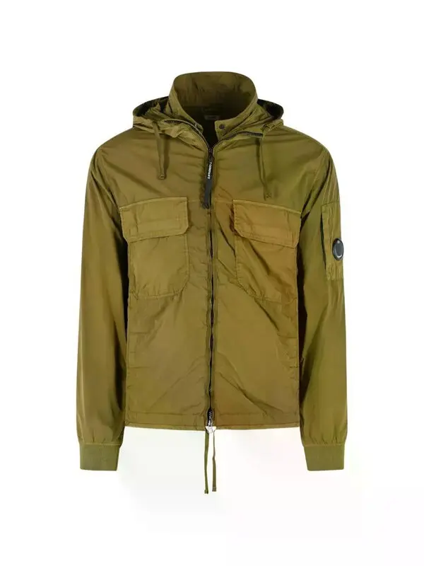 C.P. COMPANY Chrome-r Lens-detail Hooded Jacket - Green
