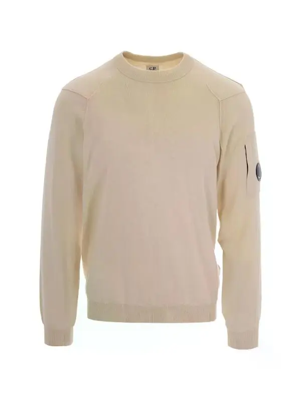 C.P. COMPANY Lens-detail Sweater - Neutrals